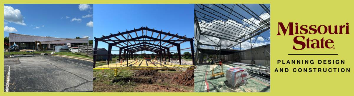 Weekly Project Updates - Planning, Design and Construction - Missouri State